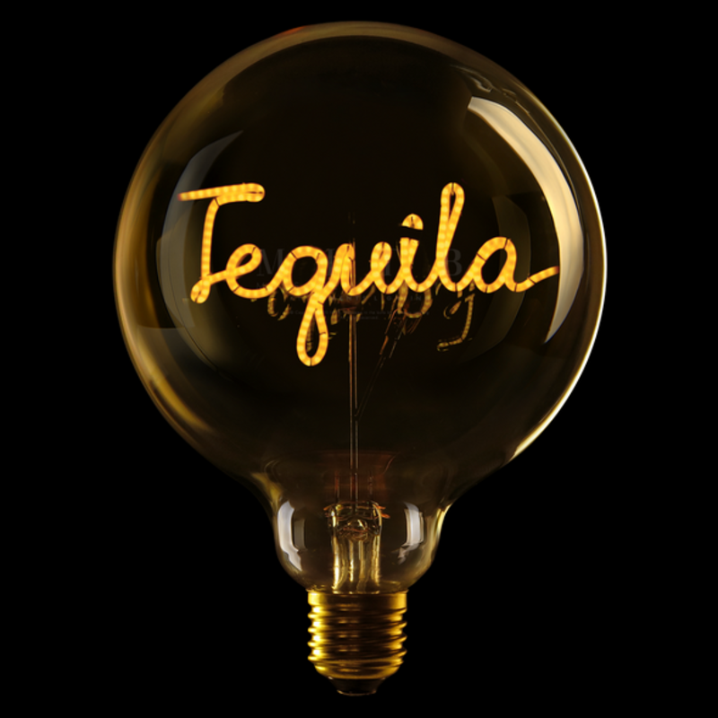 Tequila LED light bulb, MITB Message in the Bulb buy online now